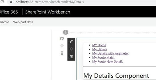 Create a Single Page App in SPFx using React Router Dom